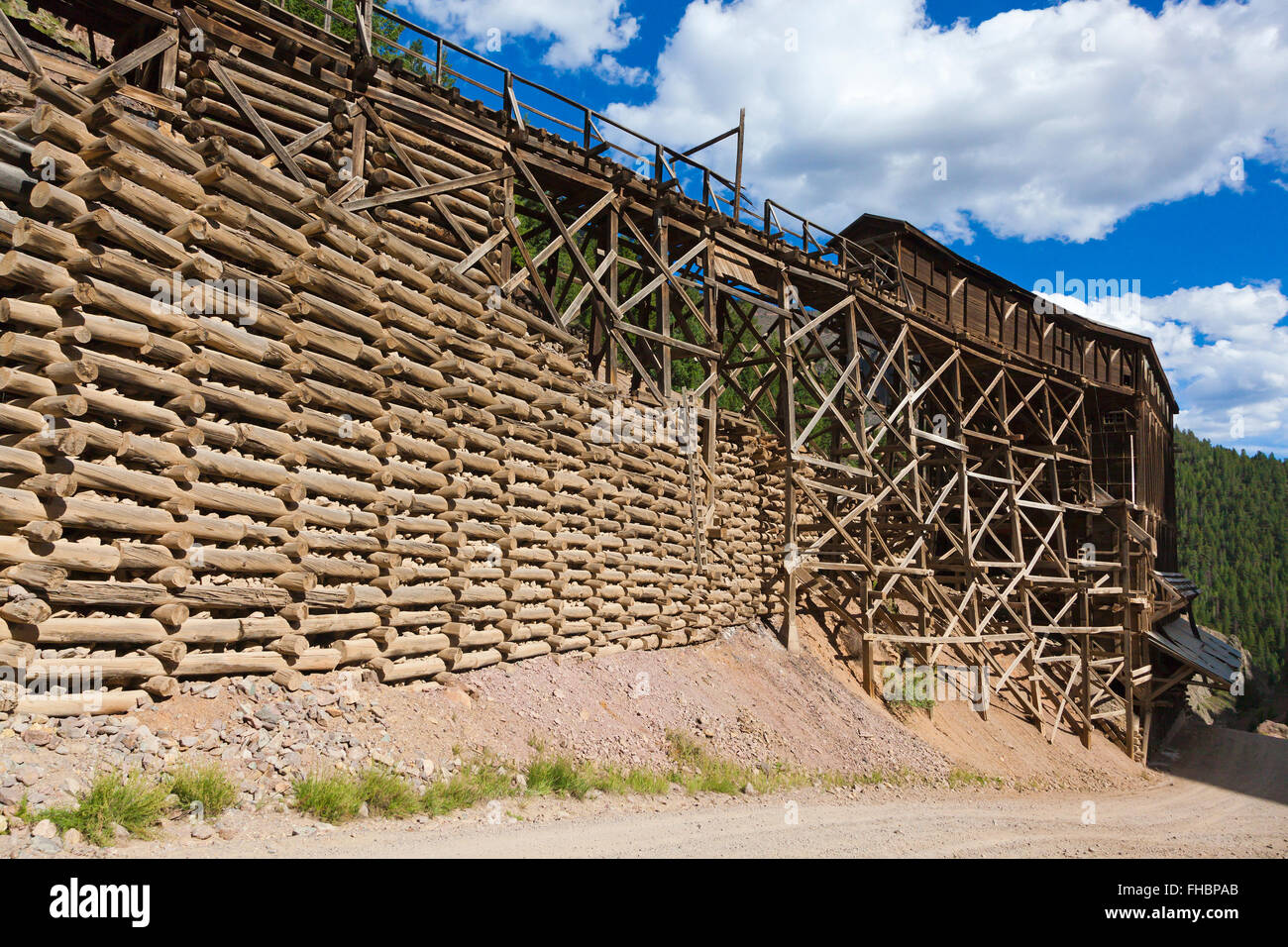 COMMODORE MINE in CREEDE COLORADO, a silver mining town dating back to ...