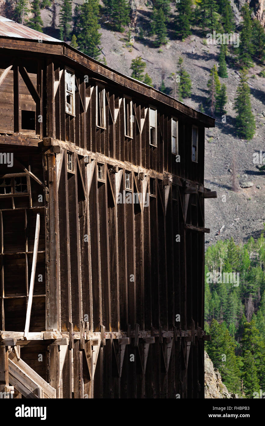 COMMODORE MINE in CREEDE COLORADO, a silver mining town dating back to ...