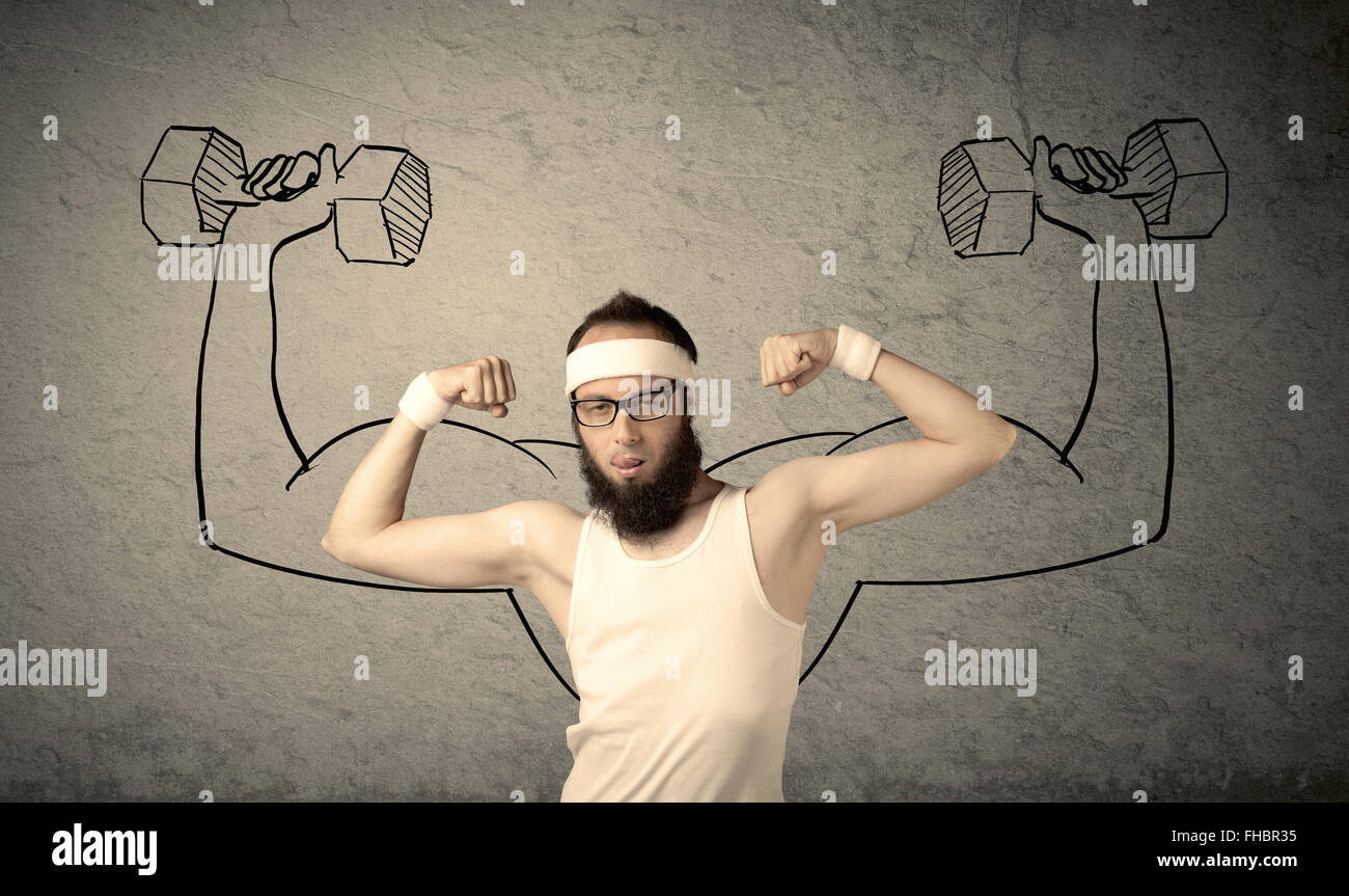 Skinny male chest hi-res stock photography and images - Alamy