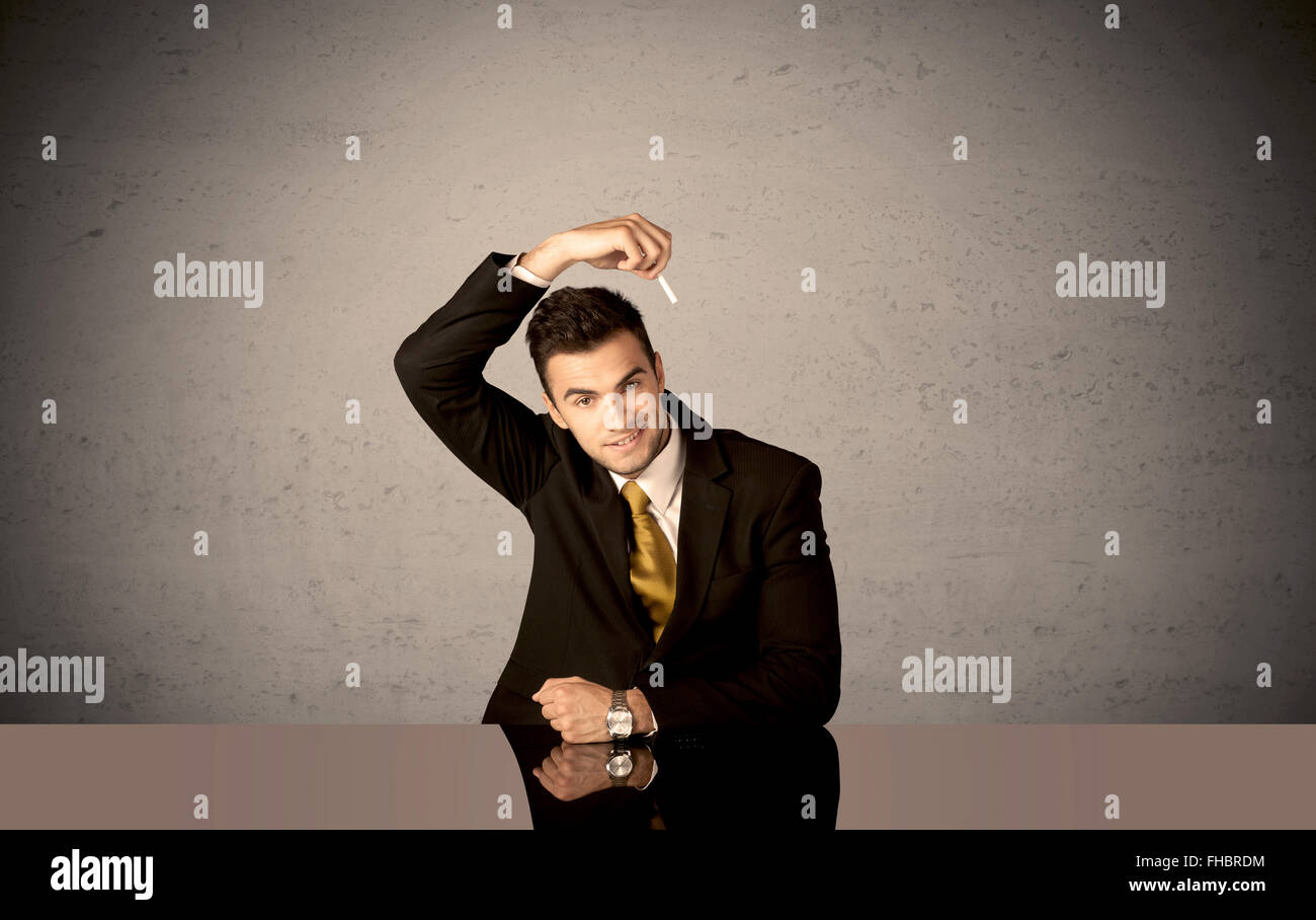 Elegant person drawing in empty space Stock Photo - Alamy