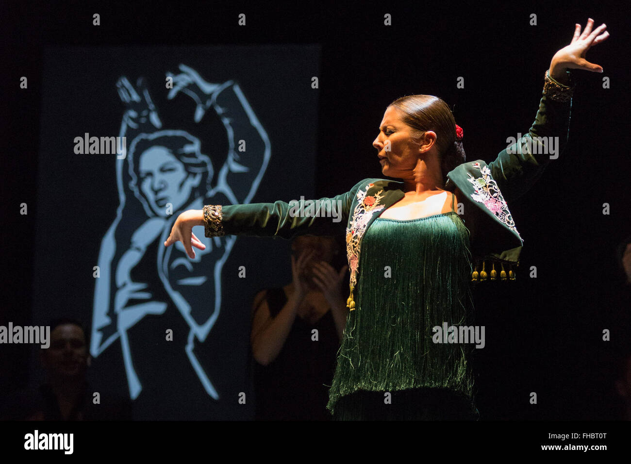 Sara Baras performing. Ballet Flamenco Sara Baras perform the piece ...