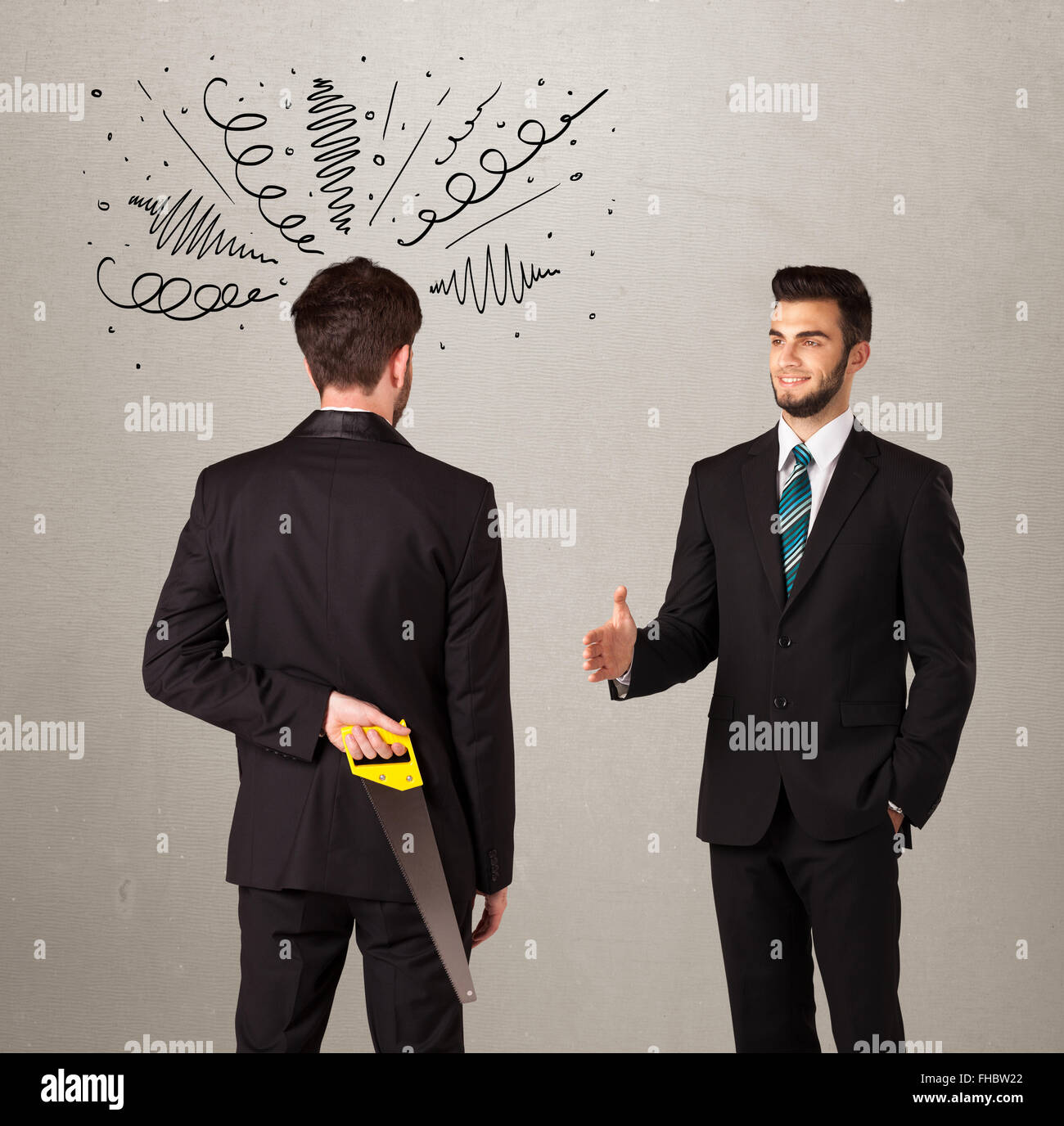 Businessman machete hi-res stock photography and images - Alamy