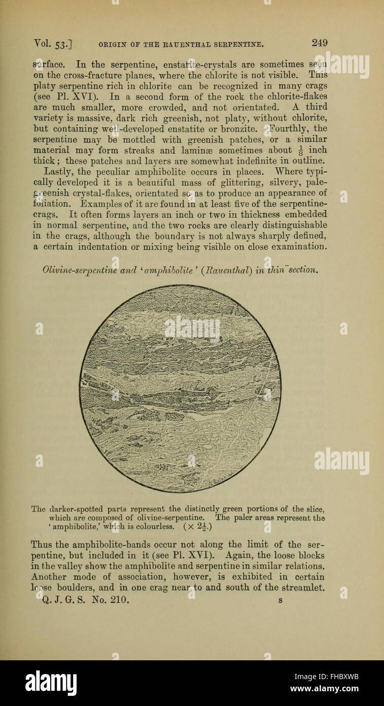A periodical journal published by the Geological Society of London ...