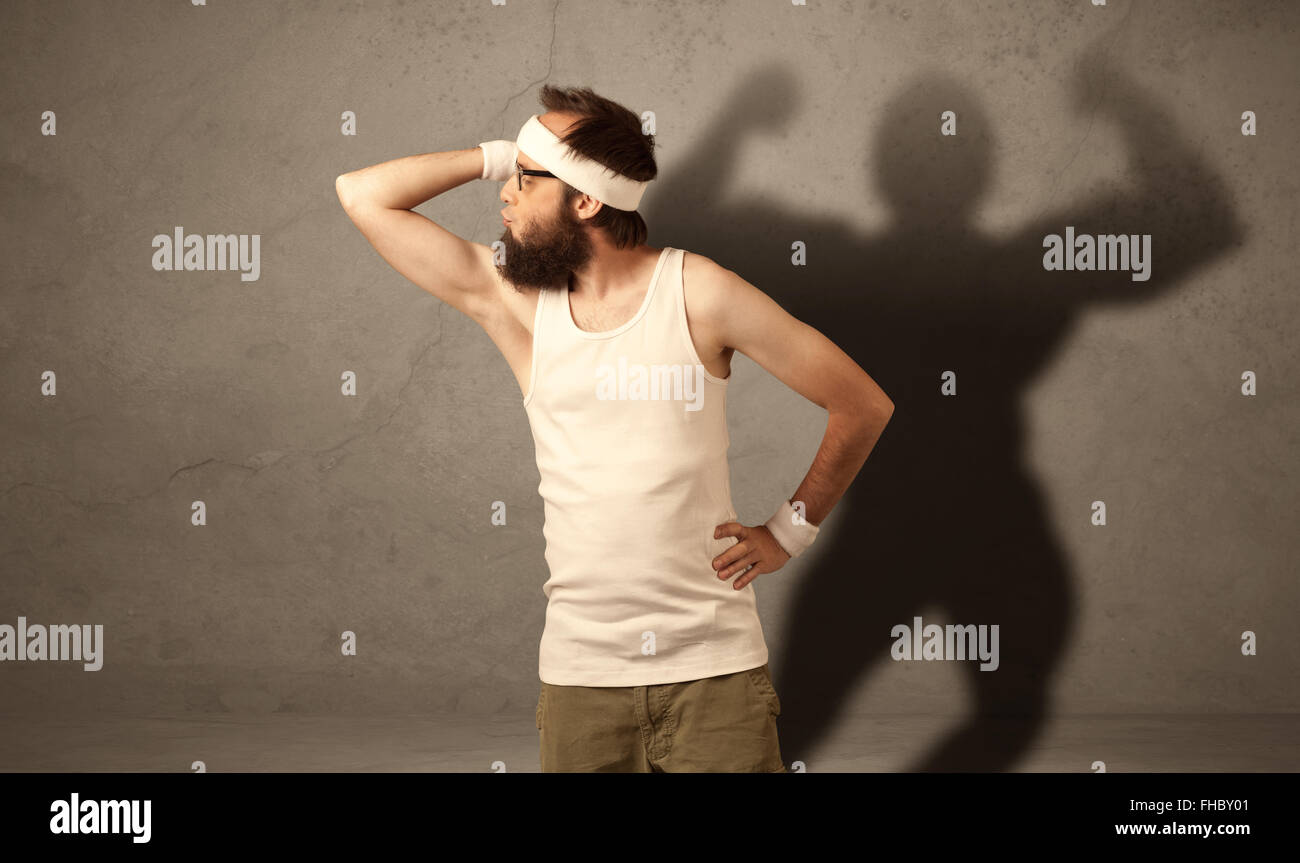 Skinny man chest hi-res stock photography and images - Alamy