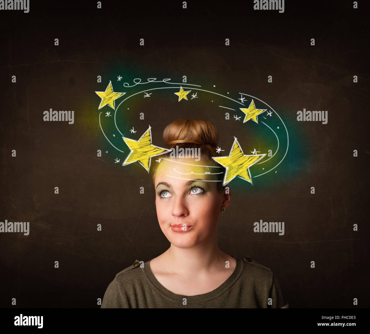Seeing stars dizzy hi-res stock photography and images - Alamy