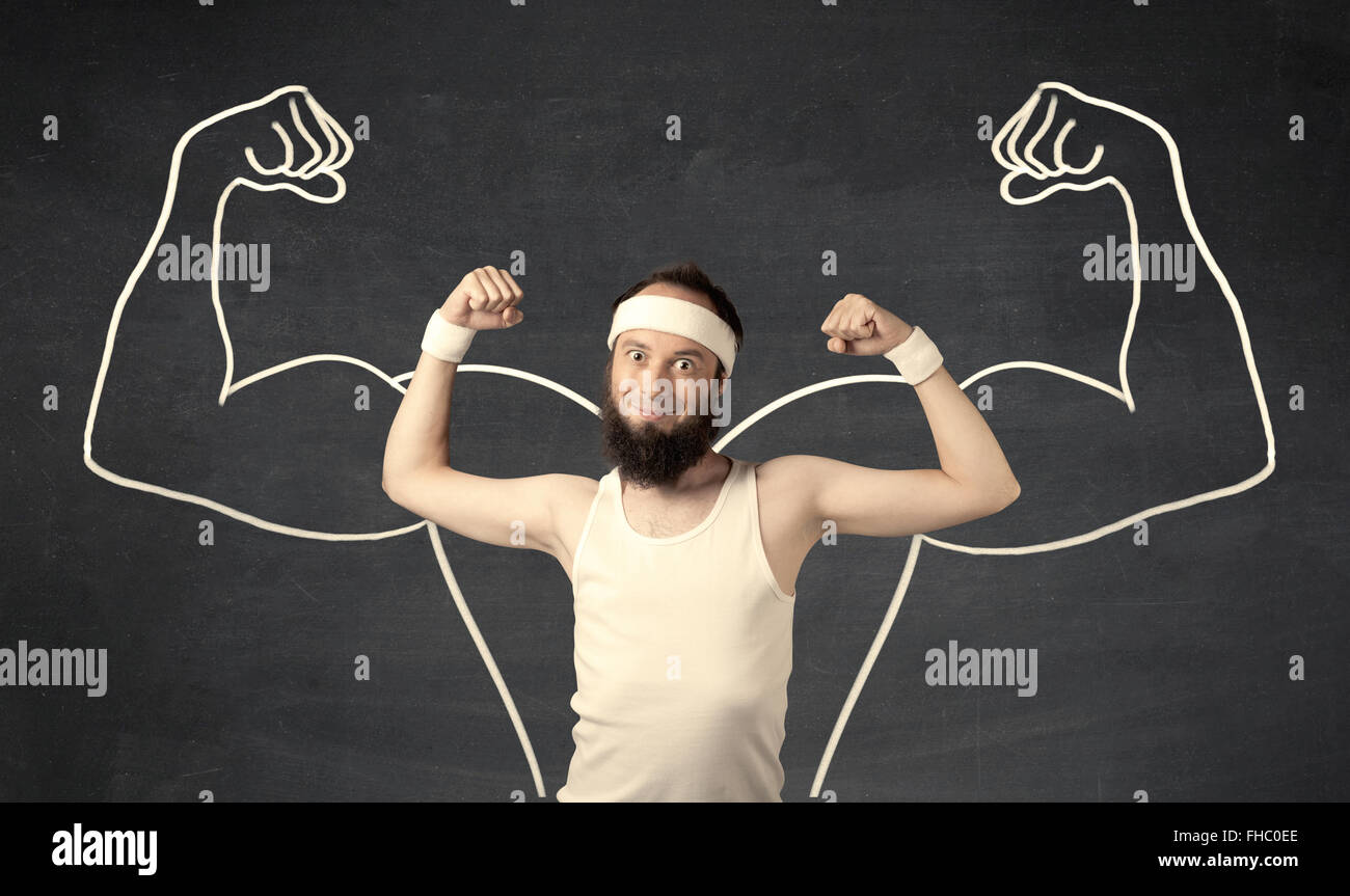 Weak person gym hi-res stock photography and images - Alamy