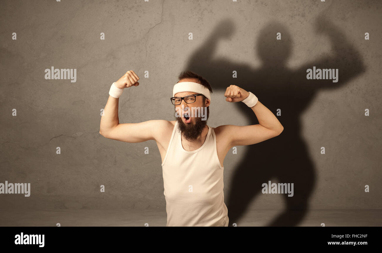 Skinny man chest hi-res stock photography and images - Alamy