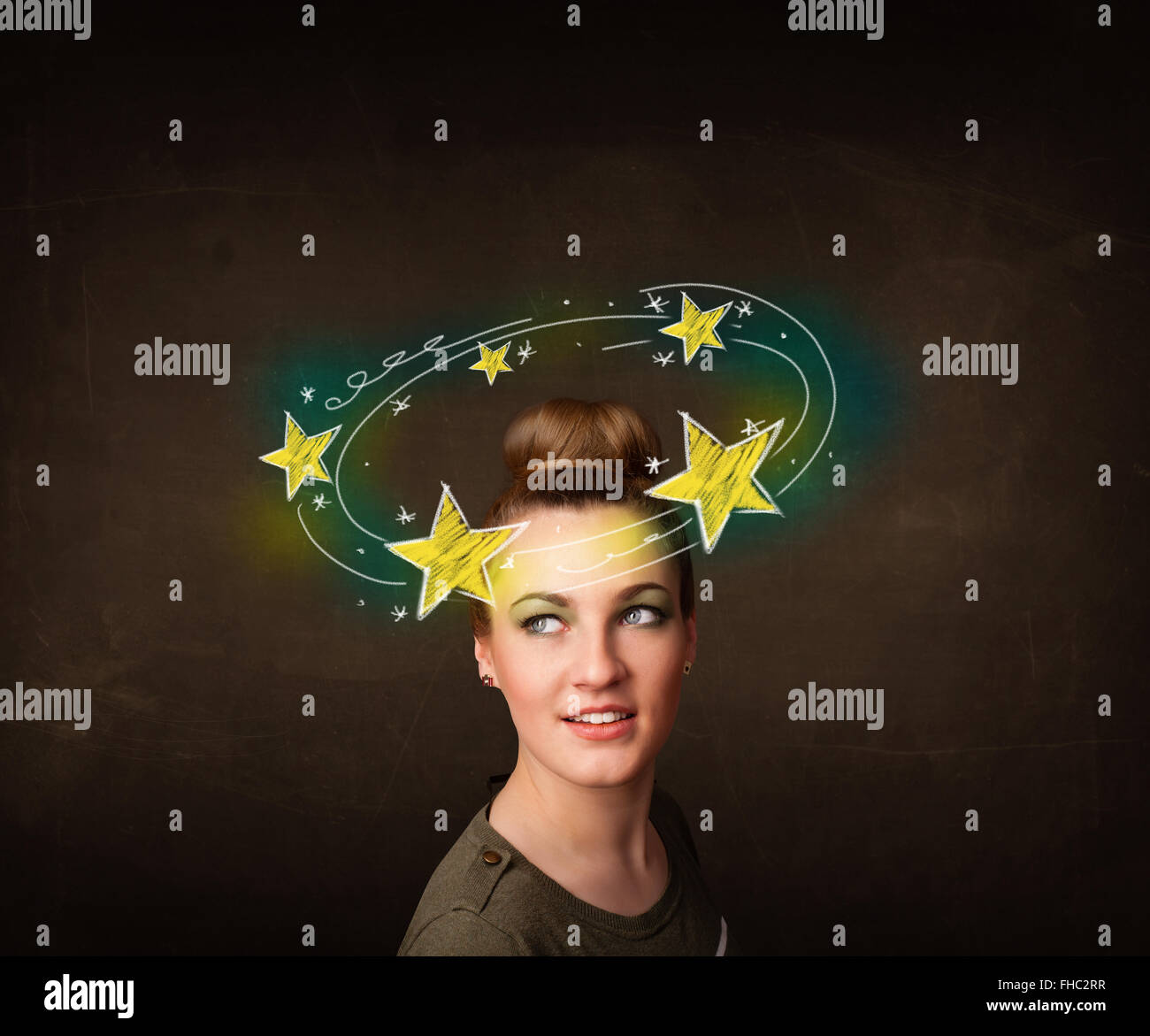 Seeing stars dizzy hi-res stock photography and images - Alamy