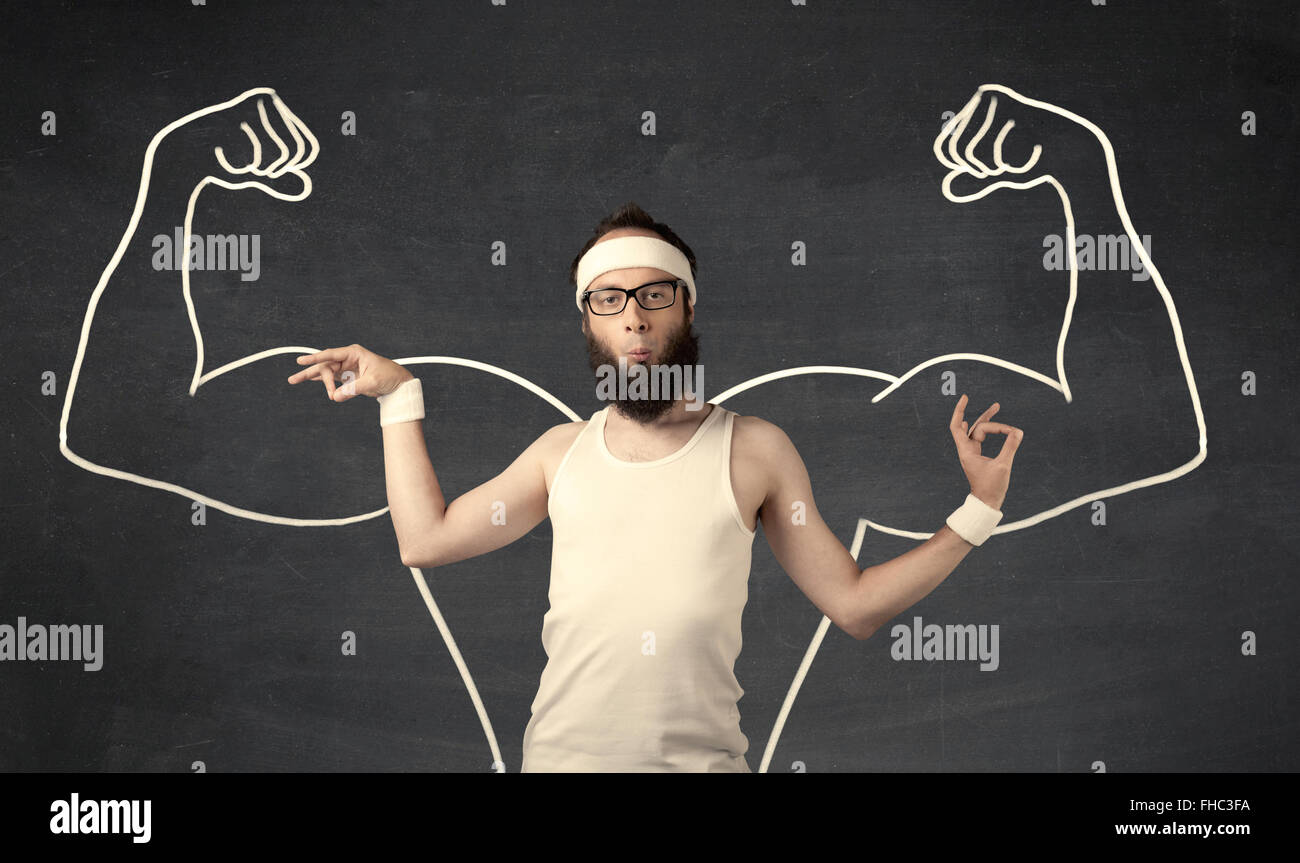 Skinny male gym hi-res stock photography and images - Alamy