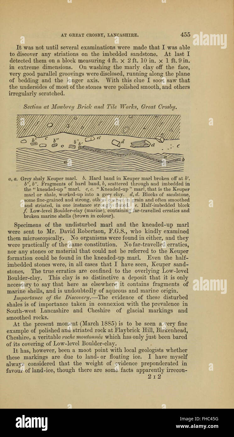 A scientific periodical published by the Geological Society of London ...