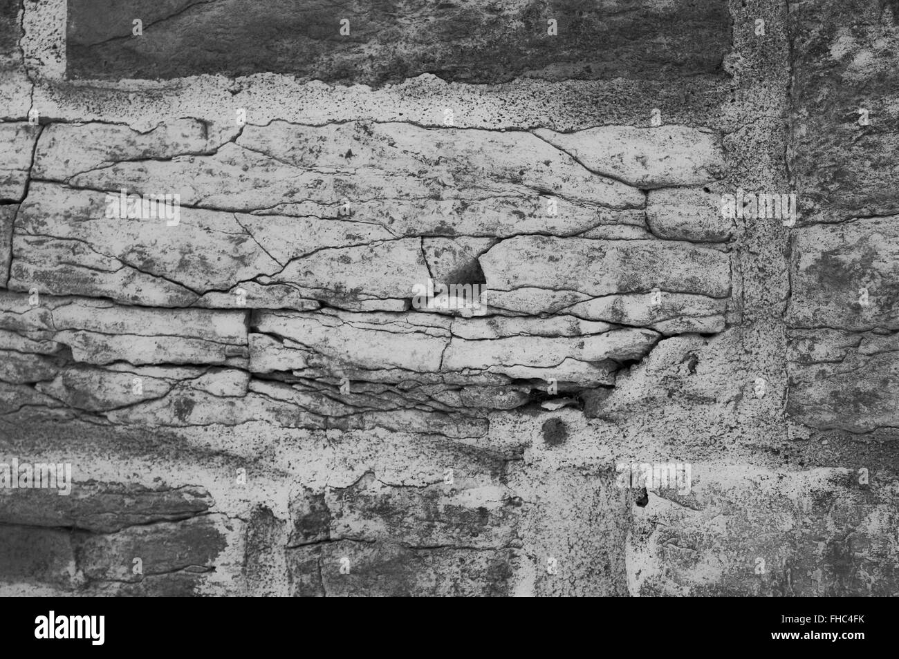 Tan rock wall texture Black and White Stock Photos & Images - Alamy