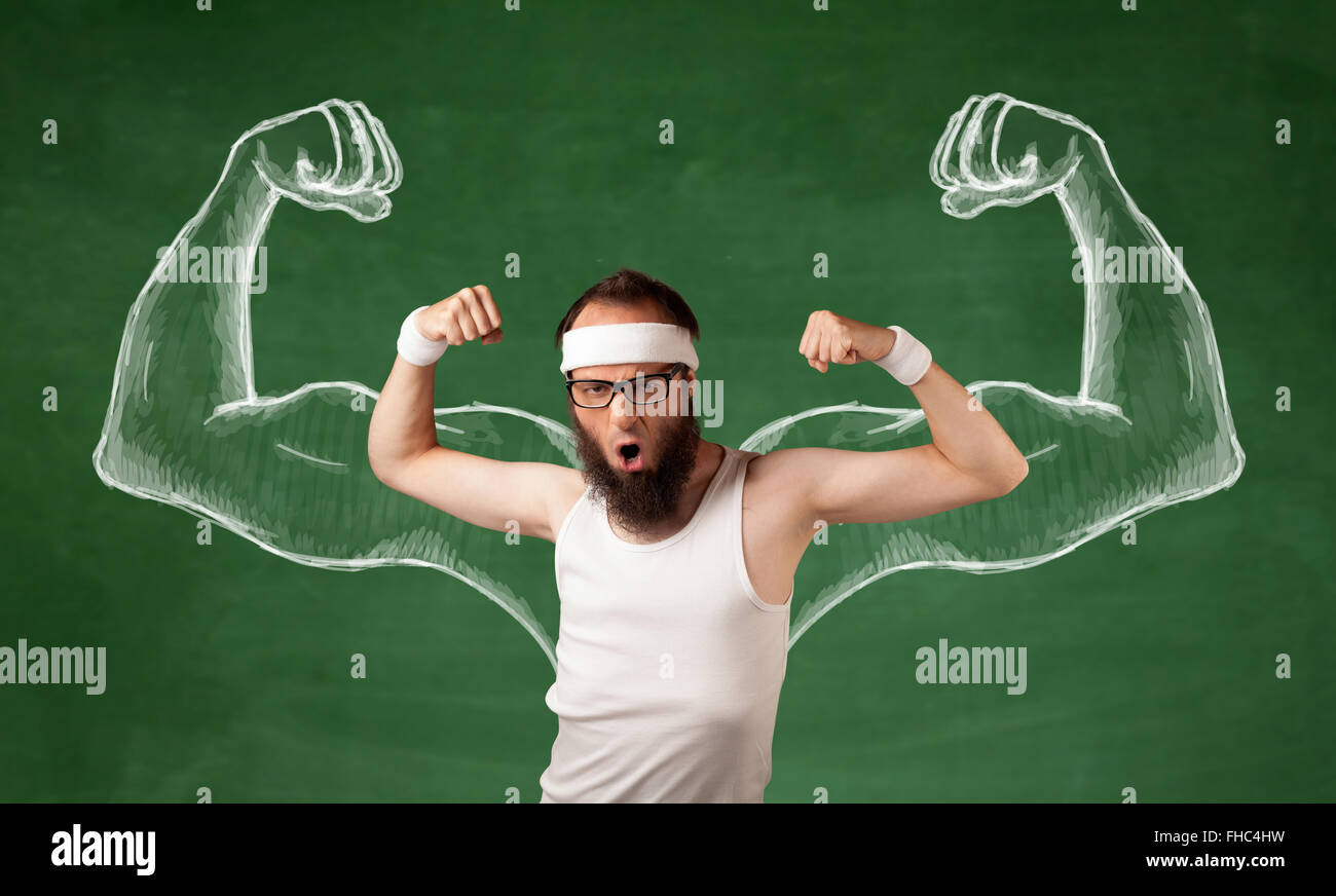 Skinny man chest hi-res stock photography and images - Alamy