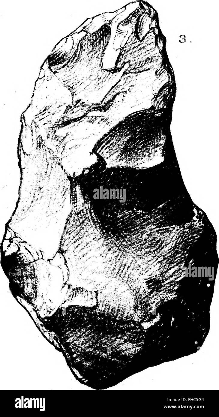 A 1920 study on the evolution of prehistoric flint tools, detailing the ...