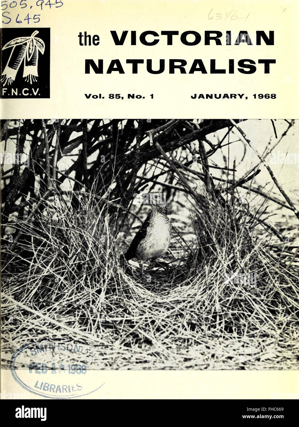 A 1968 issue of The Victorian Naturalist, focusing on the study of ...