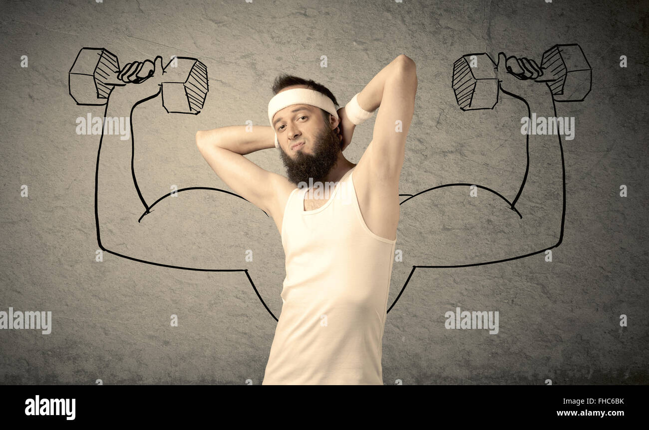 Skinny male chest hi-res stock photography and images - Alamy