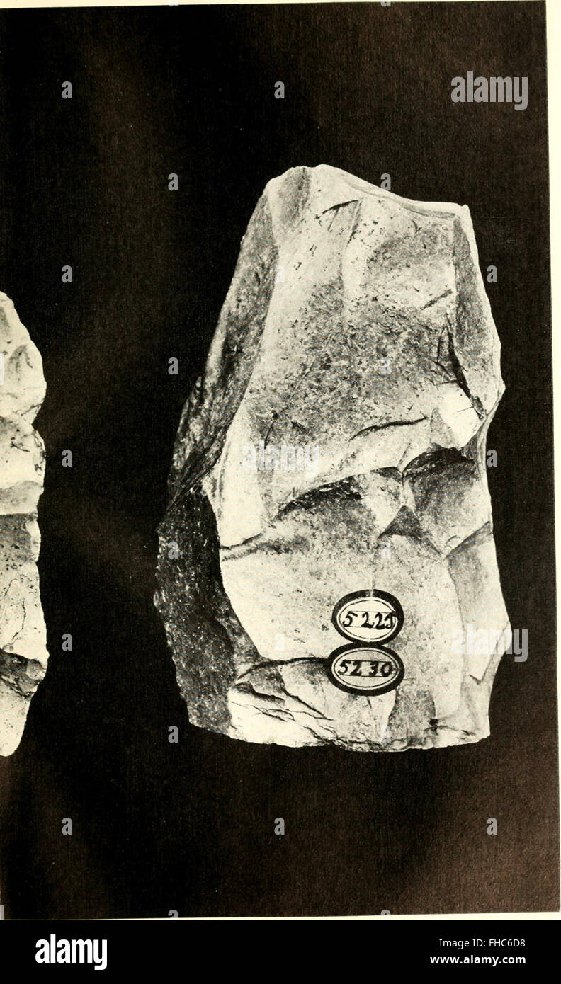 A 1913 study analyzing the weathering of aboriginal stone artifacts ...