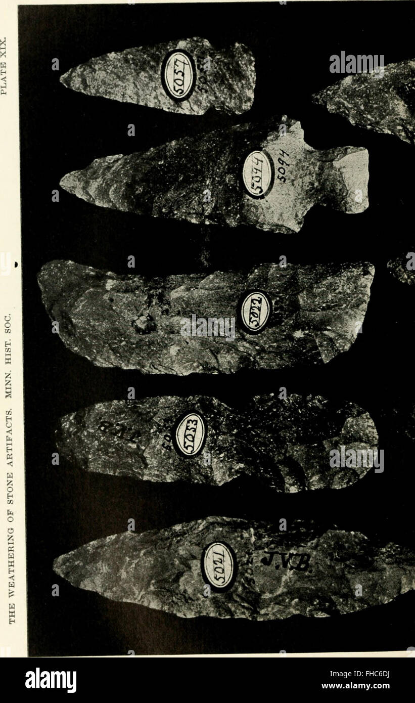 A study of the weathering effects on aboriginal stone artifacts, with a ...