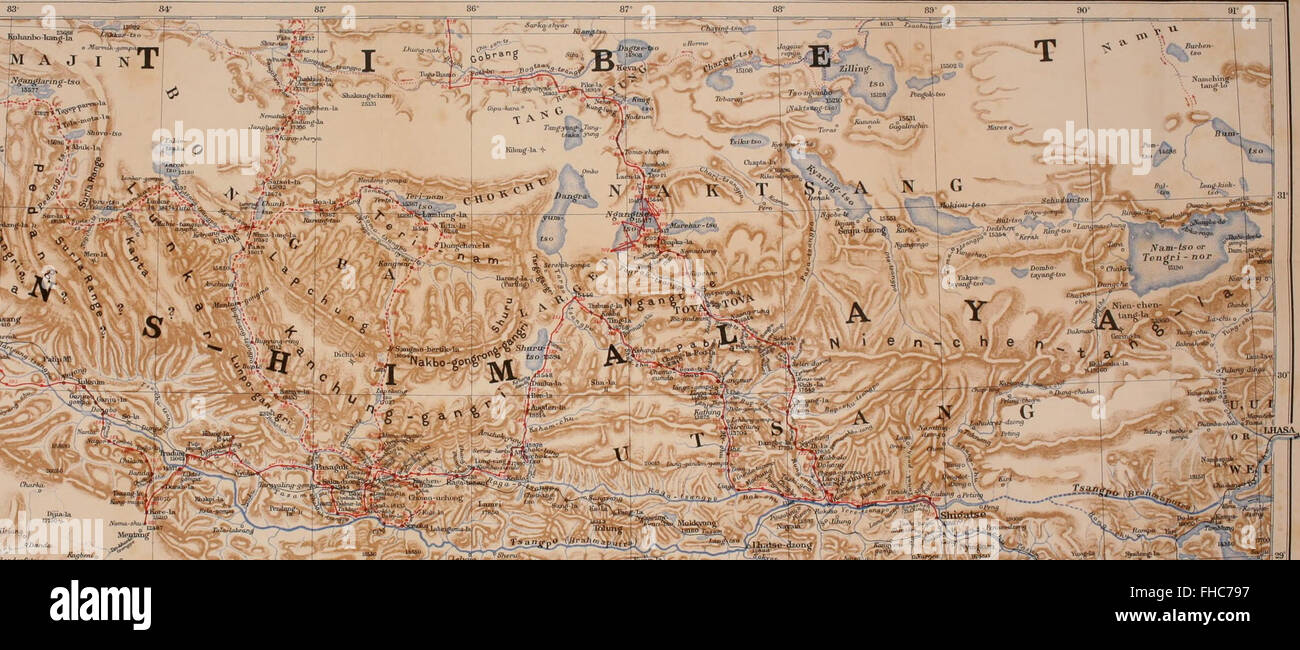 Trans Himalaya Discoveries Adventures In Tibet High Resolution Stock ...