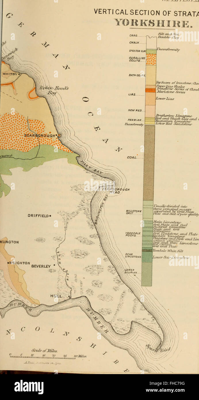 A scientific journal published in 1852, documenting various studies and ...