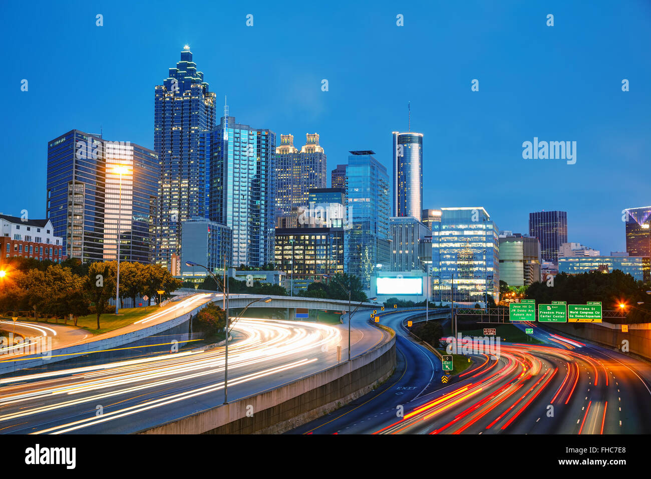 Atlanta georgia sunset hi-res stock photography and images - Alamy