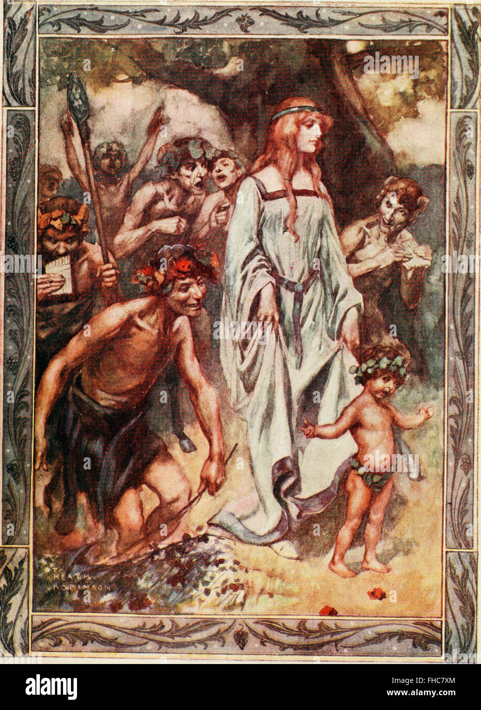 A 1905 edition of 'Una and the Red Cross Knight,' featuring stories ...