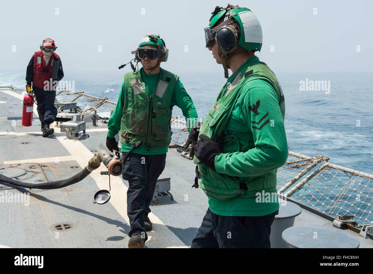 USS Farragut Flight Quarters (15071) shows images of flight operations ...