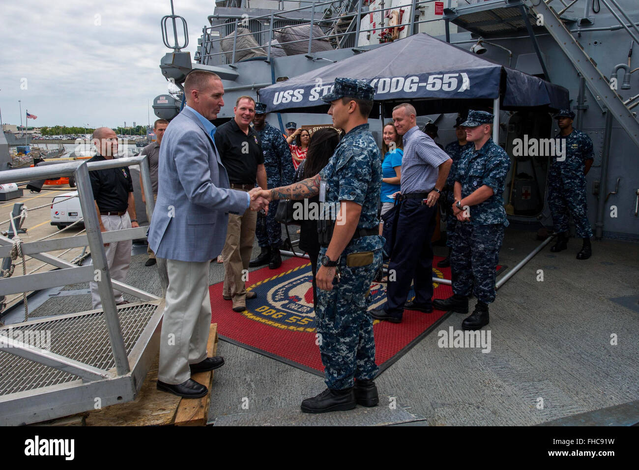 A military report detailing the operations of the USS Stout, a U.S ...