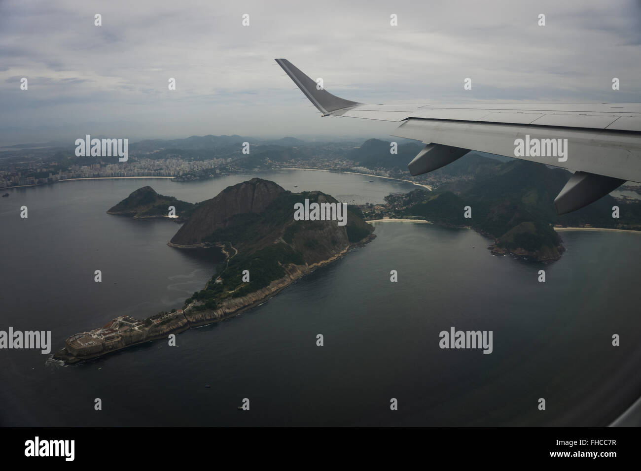 Brazil, Rio de Janeiro, view to the city from airplane Stock Photo - Alamy