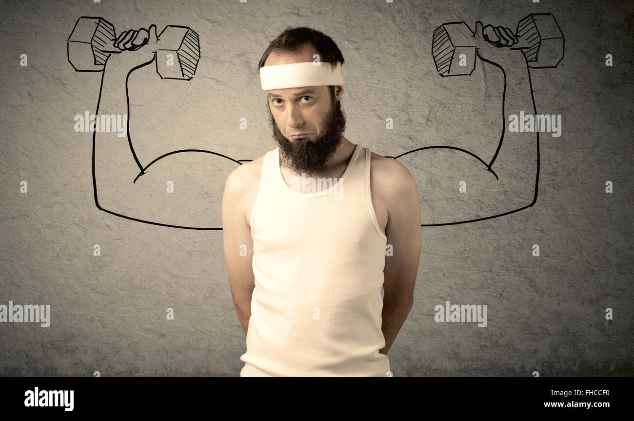 Skinny male chest hi-res stock photography and images - Alamy