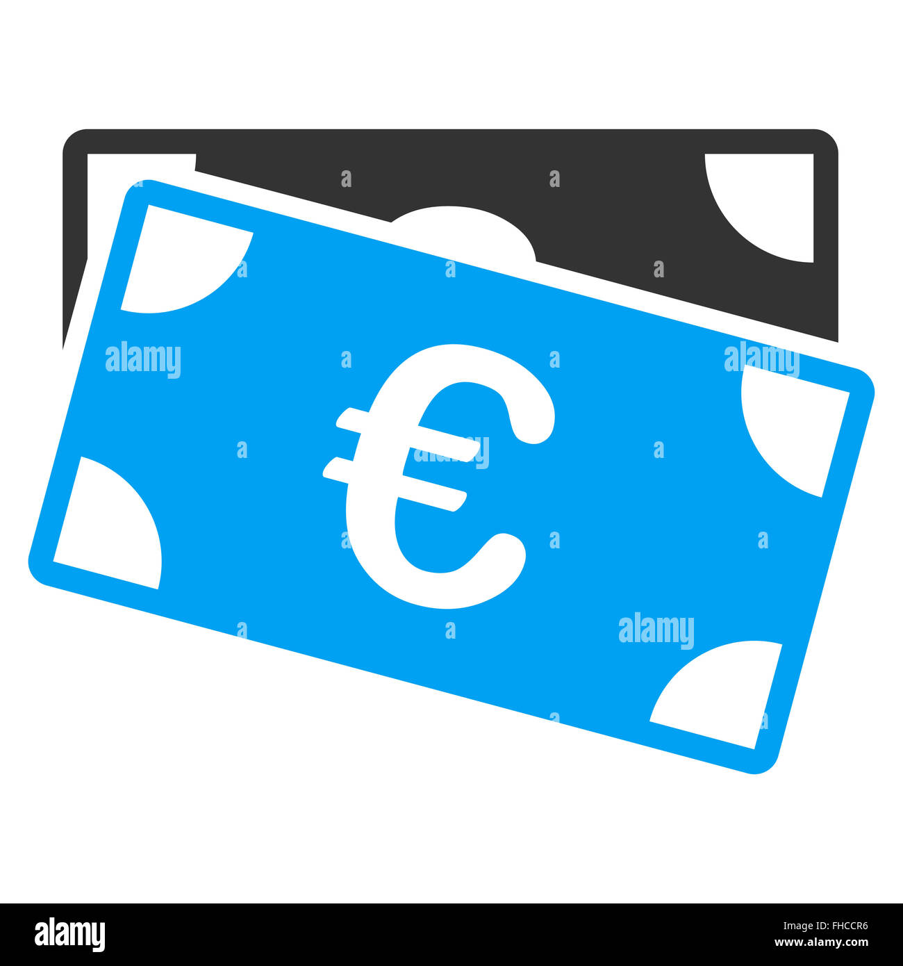 Euro Banknotes Icon Stock Photo - Alamy
