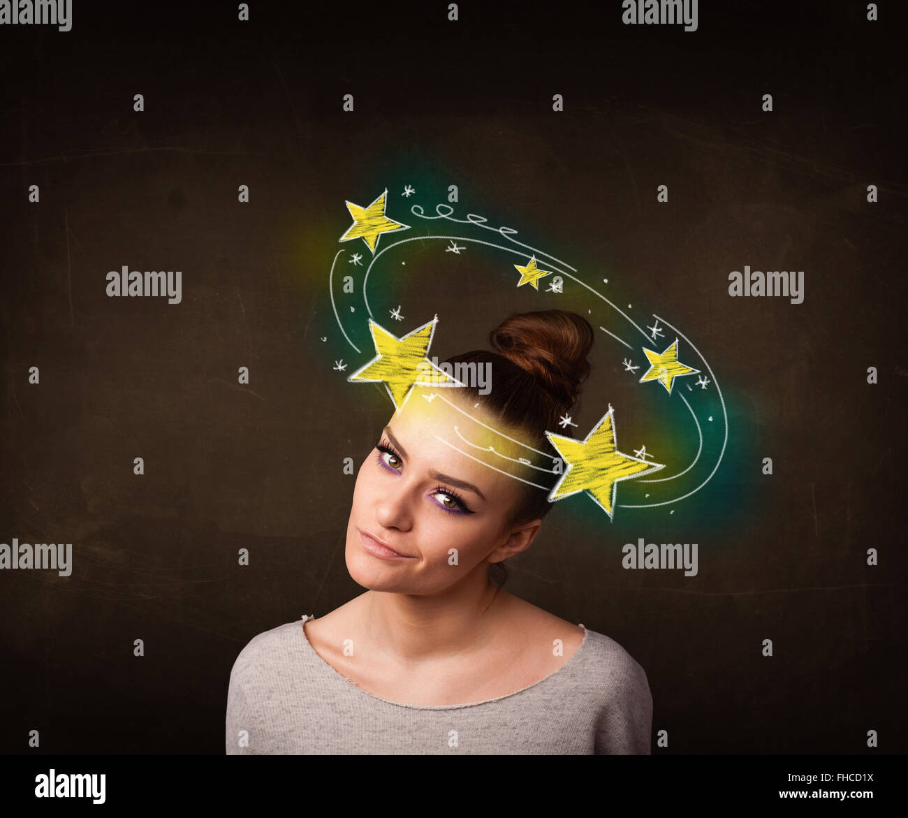 Seeing stars dizzy hi-res stock photography and images - Alamy