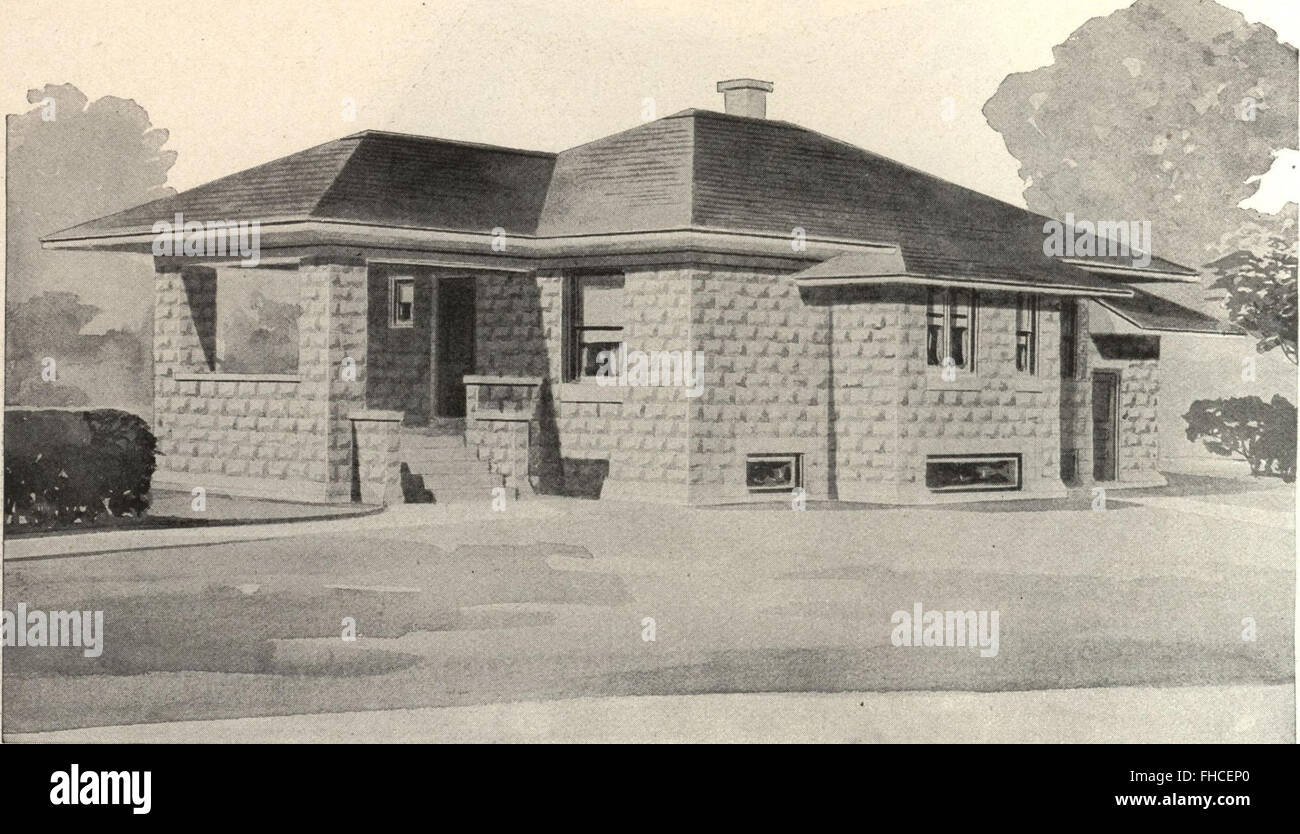Cement Houses and How to Build Them (1908 Stock Photo - Alamy