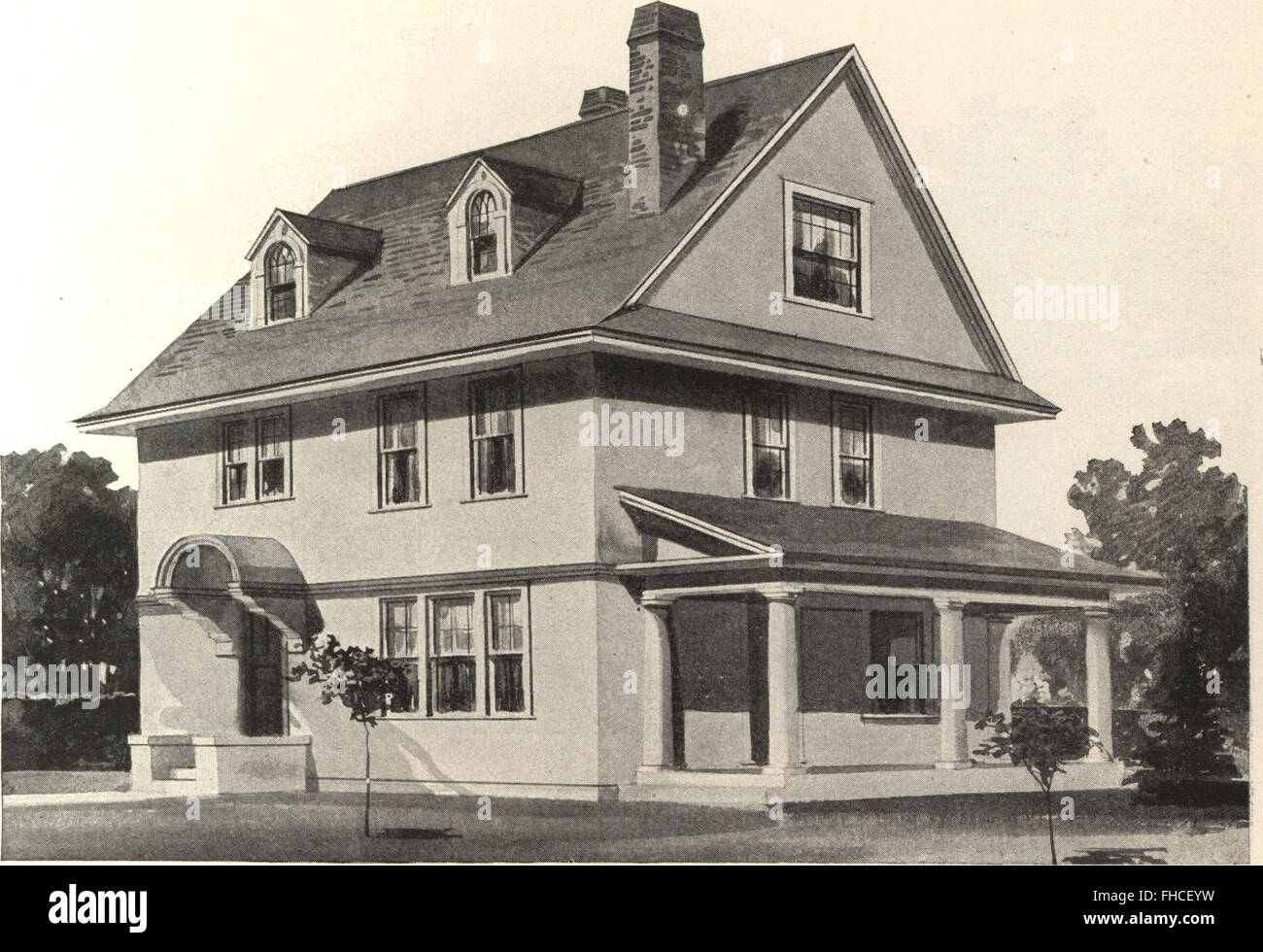 A 1908 guide on building homes with cement, offering instructions on ...