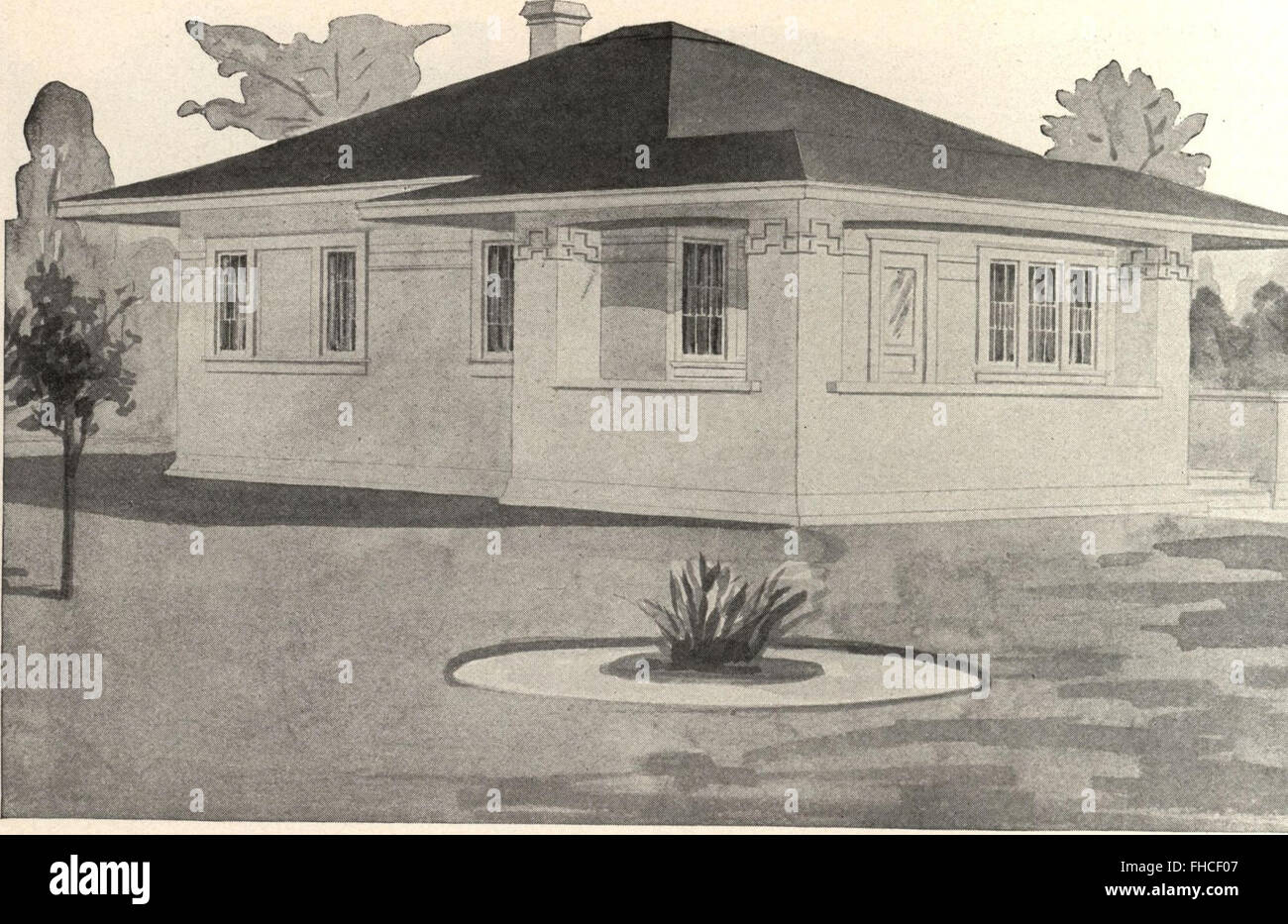 Cement houses and how to build them. (1908 Stock Photo - Alamy