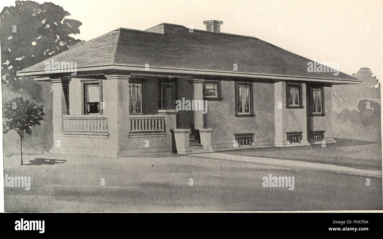 A 1908 guide on the construction of cement houses, providing practical ...