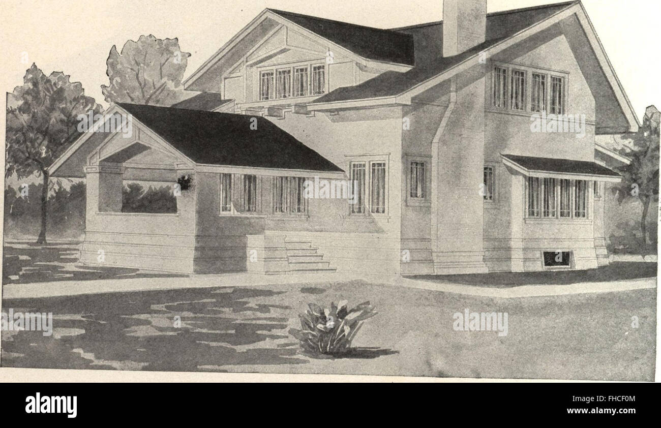 Cement houses and how to build them. (1908 Stock Photo - Alamy