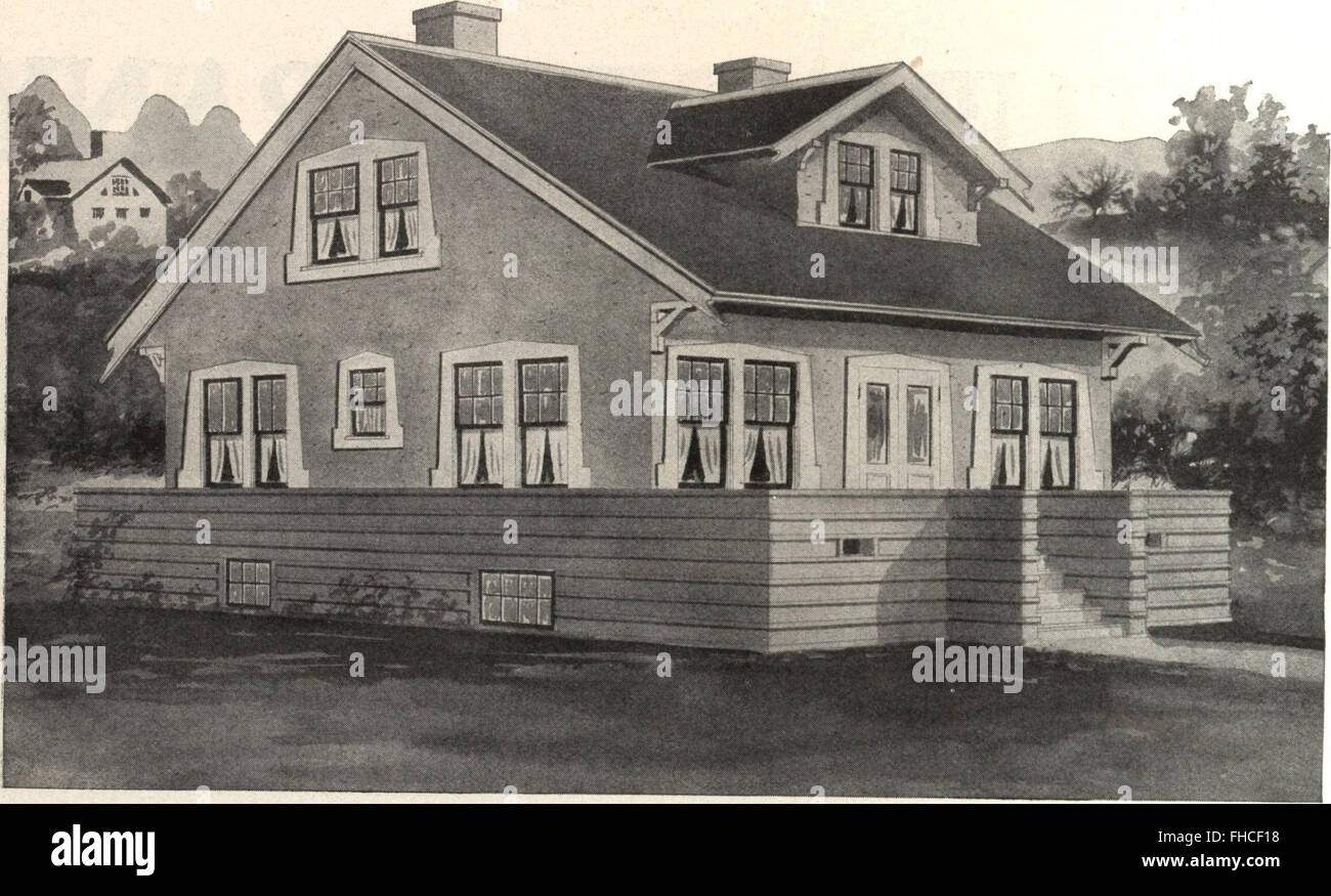 Cement houses became popular in the early 20th century, using cement as ...