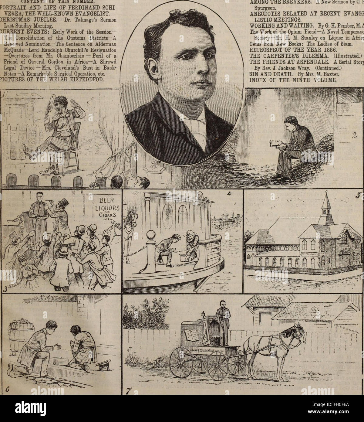 Christian herald and signs of our times (1886 Stock Photo - Alamy