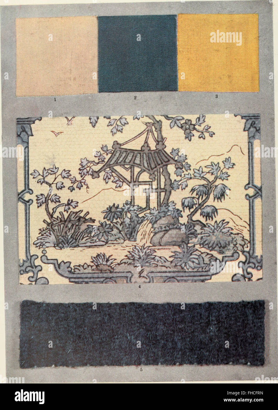 A 1919 guide on color schemes for home decor and model interiors ...