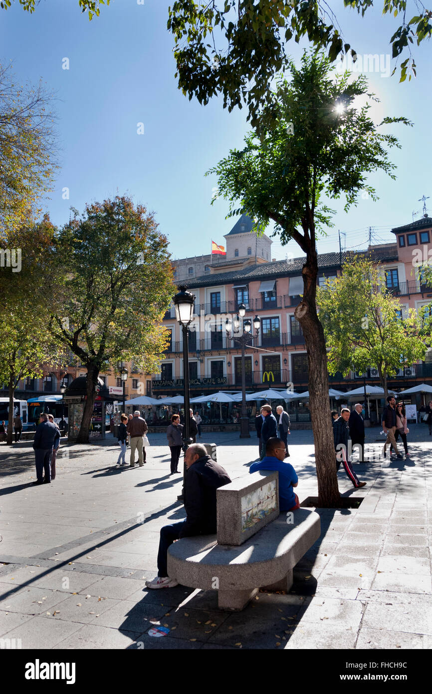 Zocodover square, Toledo Stock Photo - Alamy