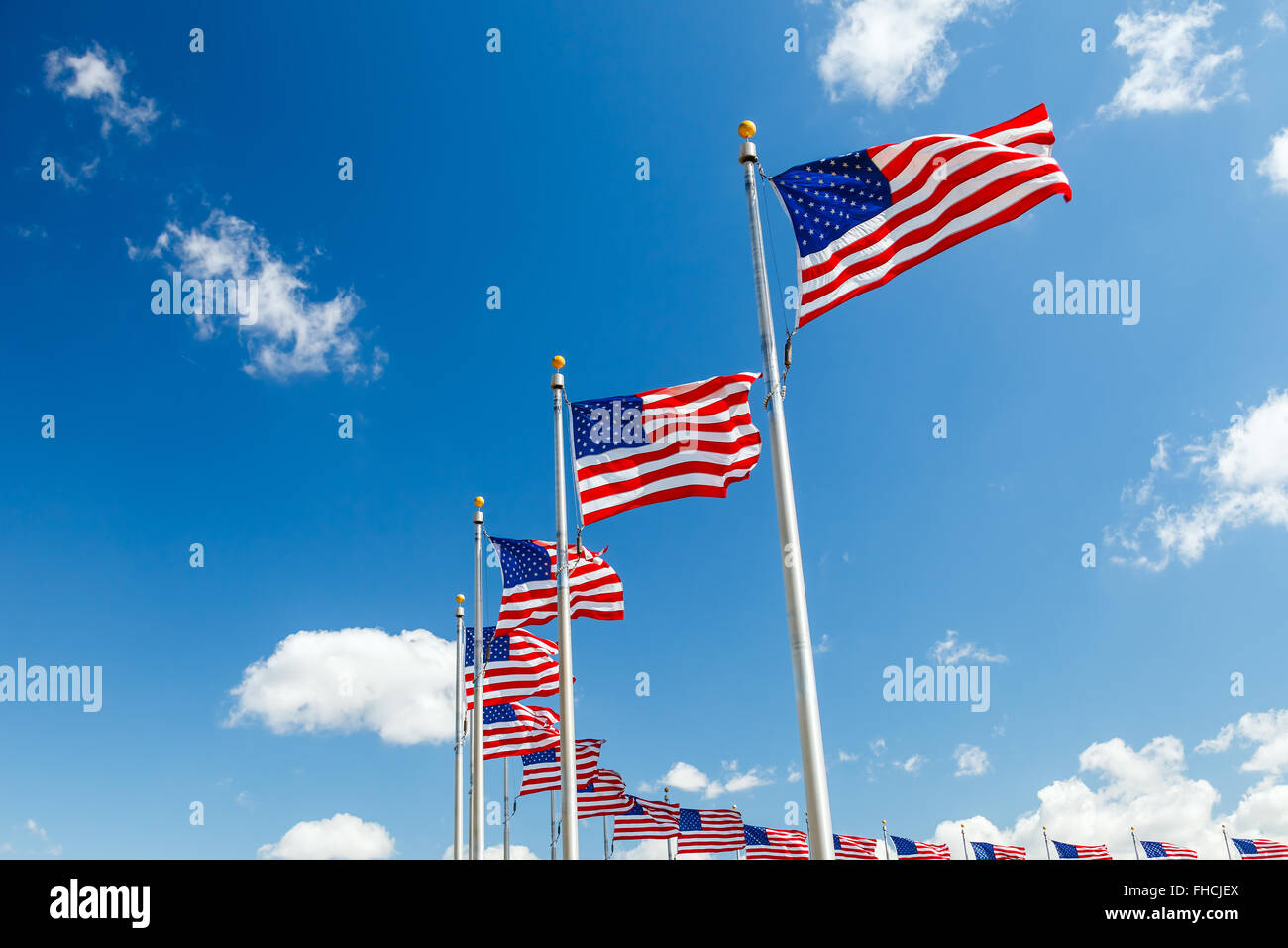 Pride flags waving hi-res stock photography and images - Alamy