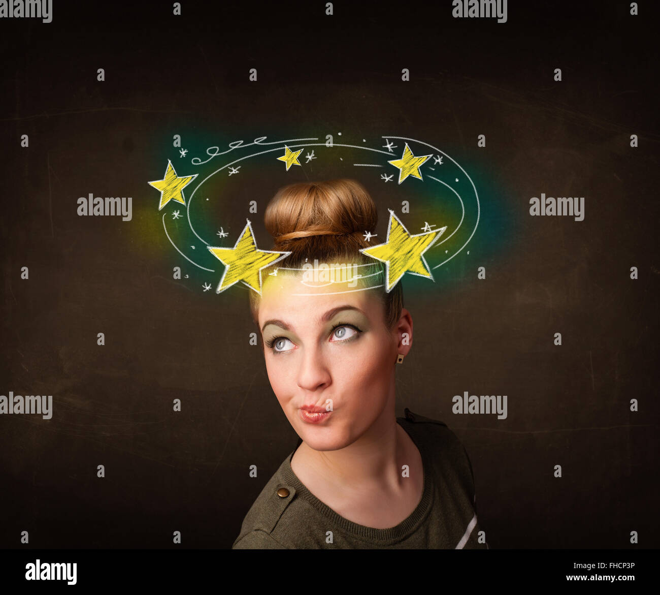 Seeing stars dizzy hi-res stock photography and images - Alamy