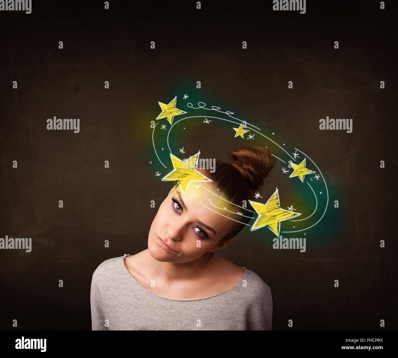 Seeing stars dizzy hi-res stock photography and images - Alamy