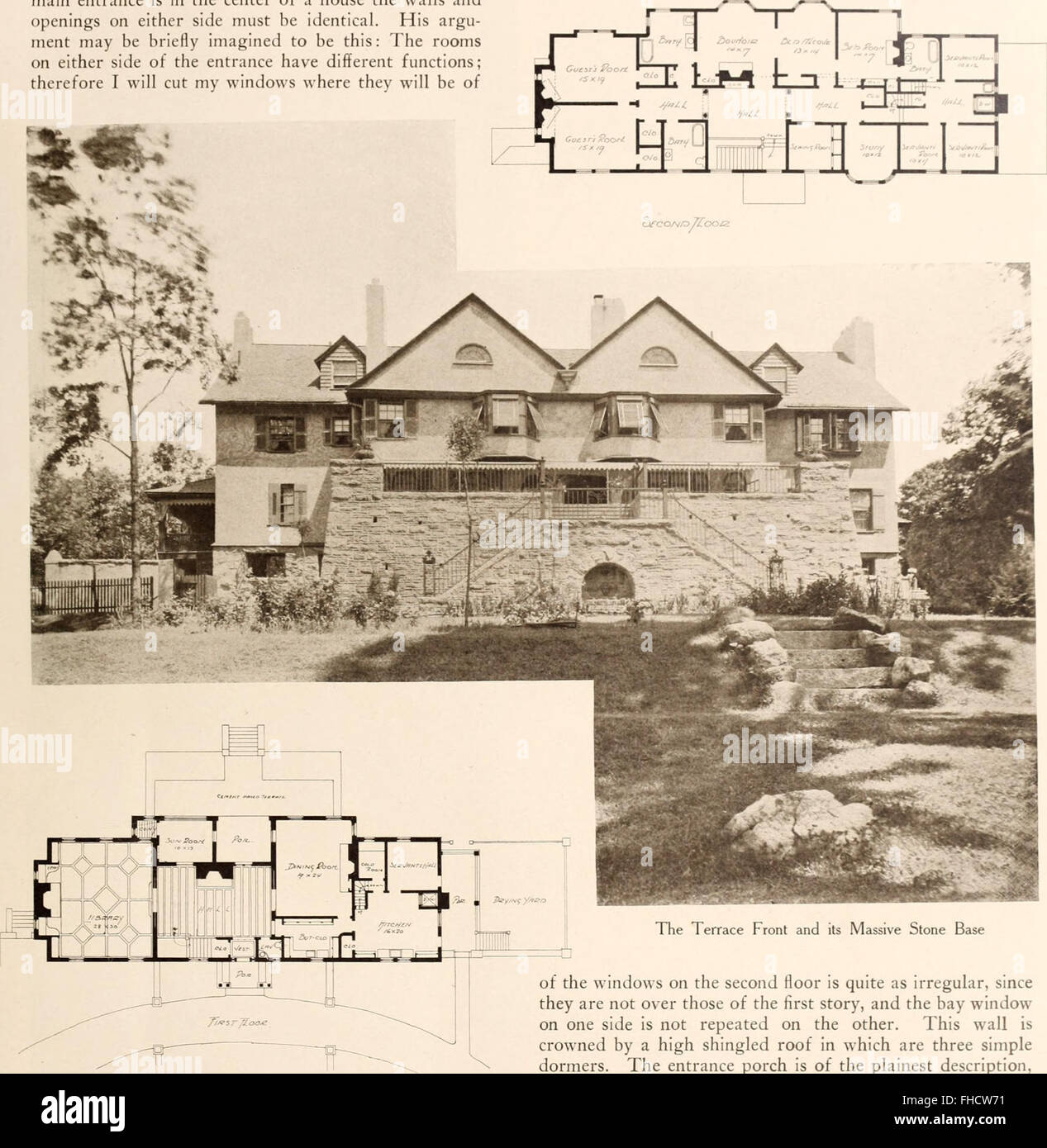 American Homes and Gardens (1905 Stock Photo - Alamy