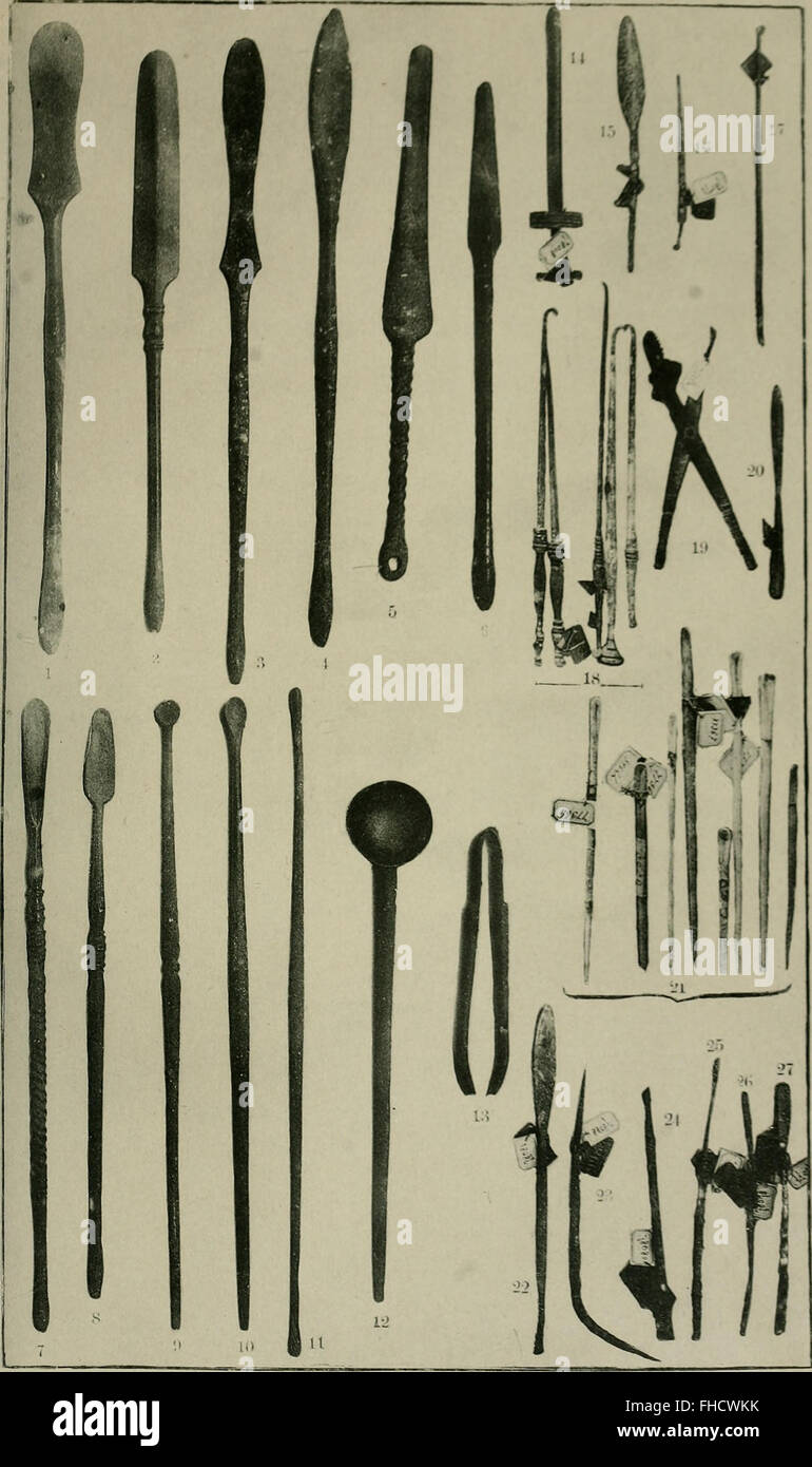 A 1909 publication discussing foreign bodies, worms, and insects in the ...