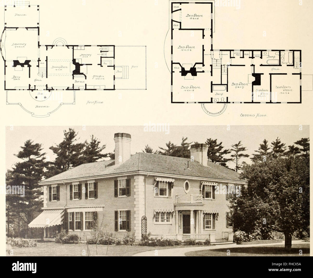 American homes and gardens (1905 Stock Photo - Alamy