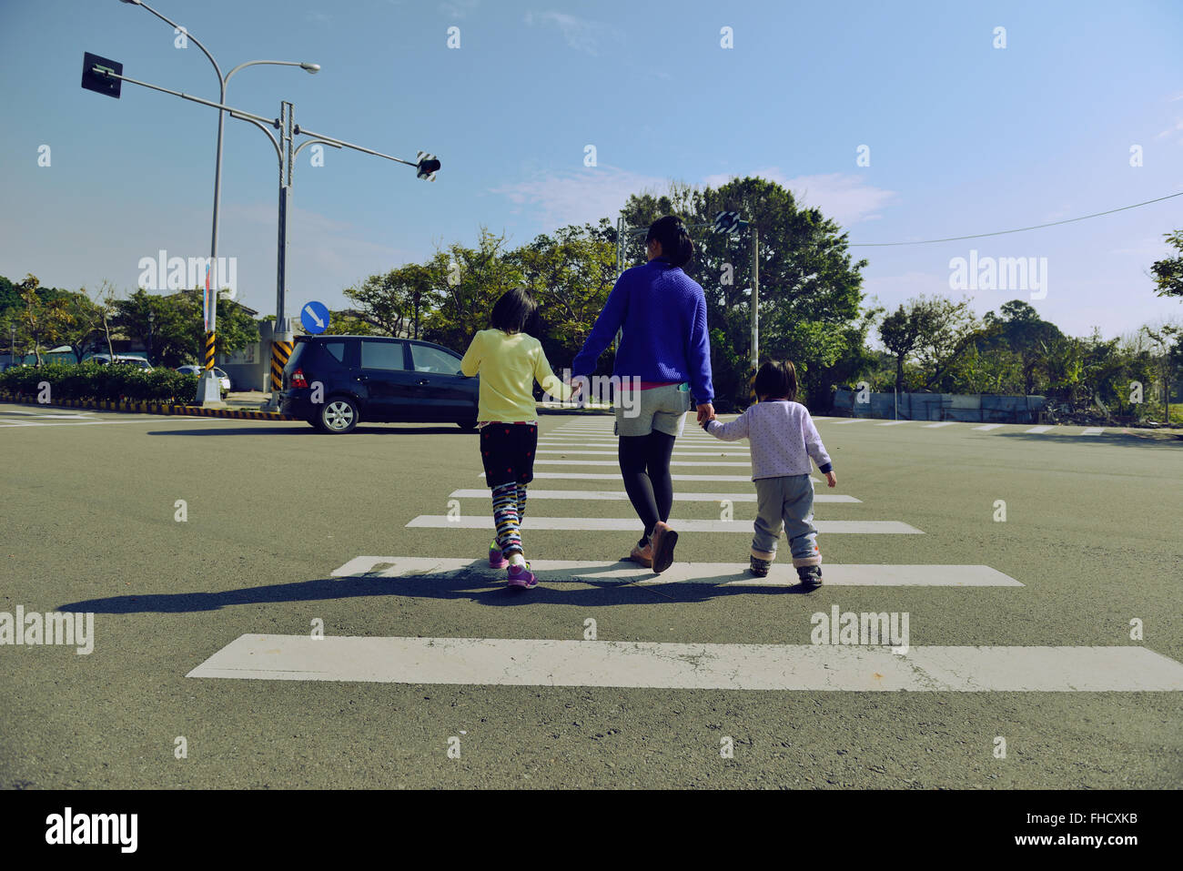 Cross the road Stock Photo - Alamy