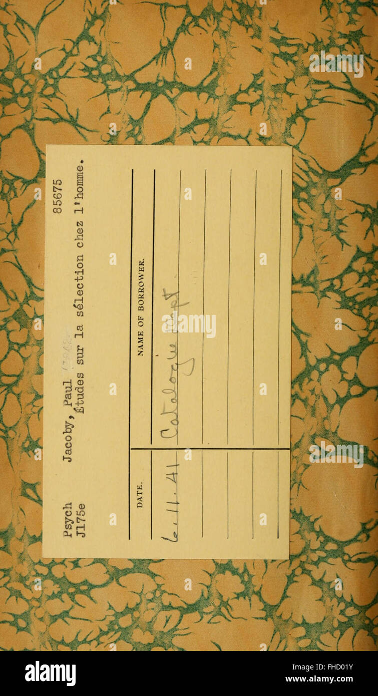 A 1904 study on human selection and eugenics, analyzing the genetic and ...