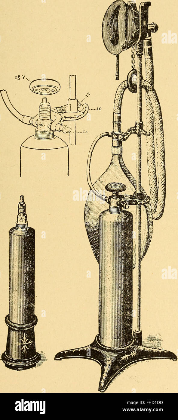 A 1903 medical text discussing general and local anesthesia methods ...