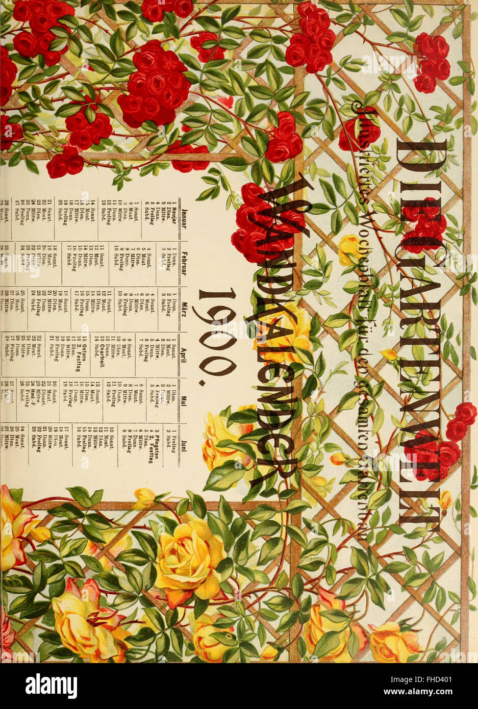 A 1900 German publication focused on gardening, horticulture, and ...